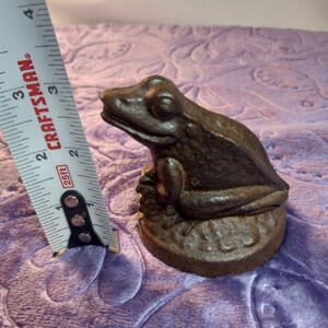 Cast Iron Frog Doorstopper - Etsy