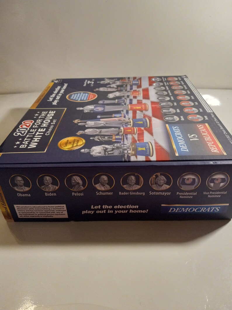 2020 Battle for White House Chess Set - Etsy