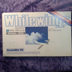 Whitewings Paper Airplane Models (vintage) - Etsy