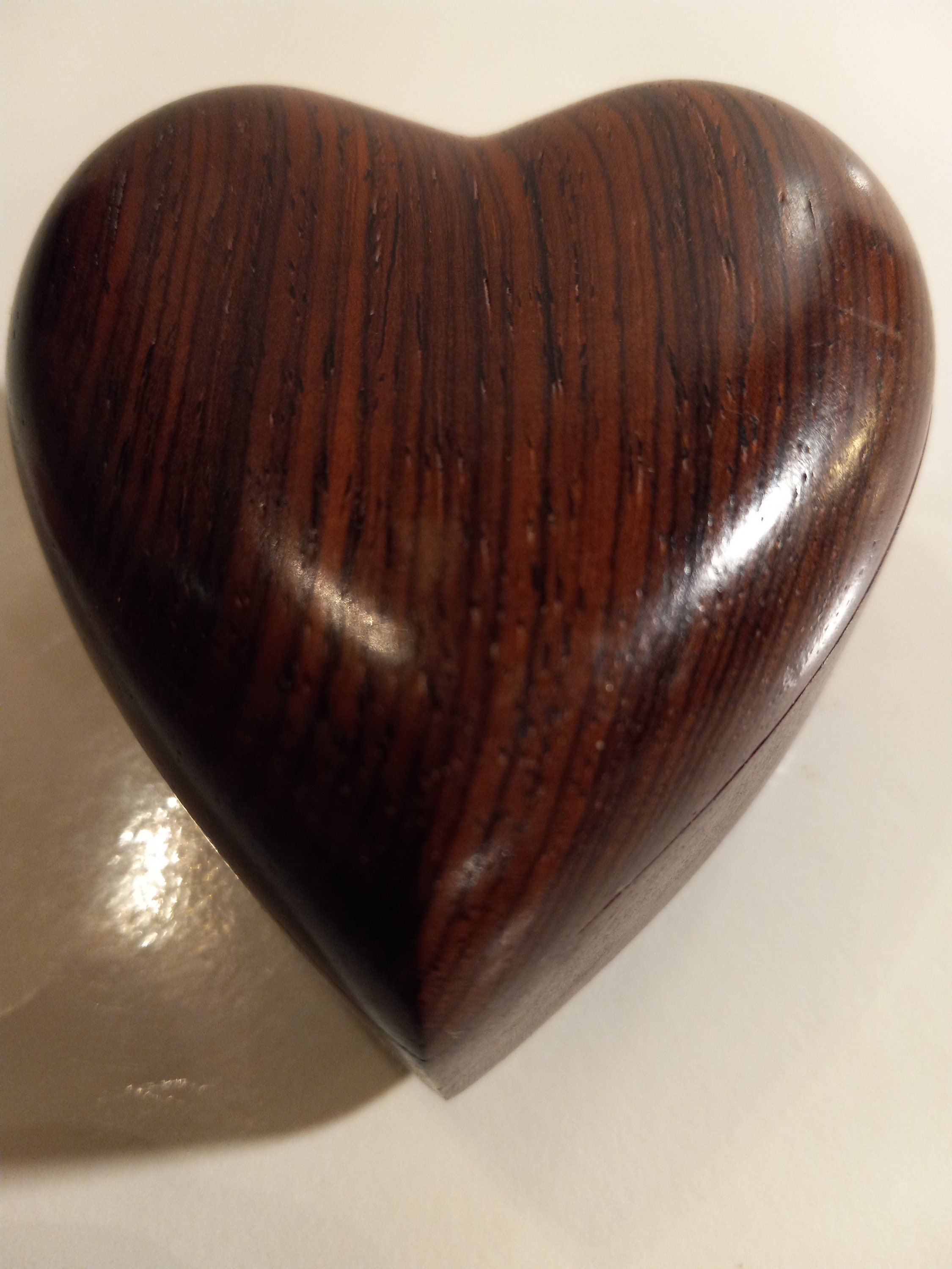 Solid Wood Heart Box - Etsy