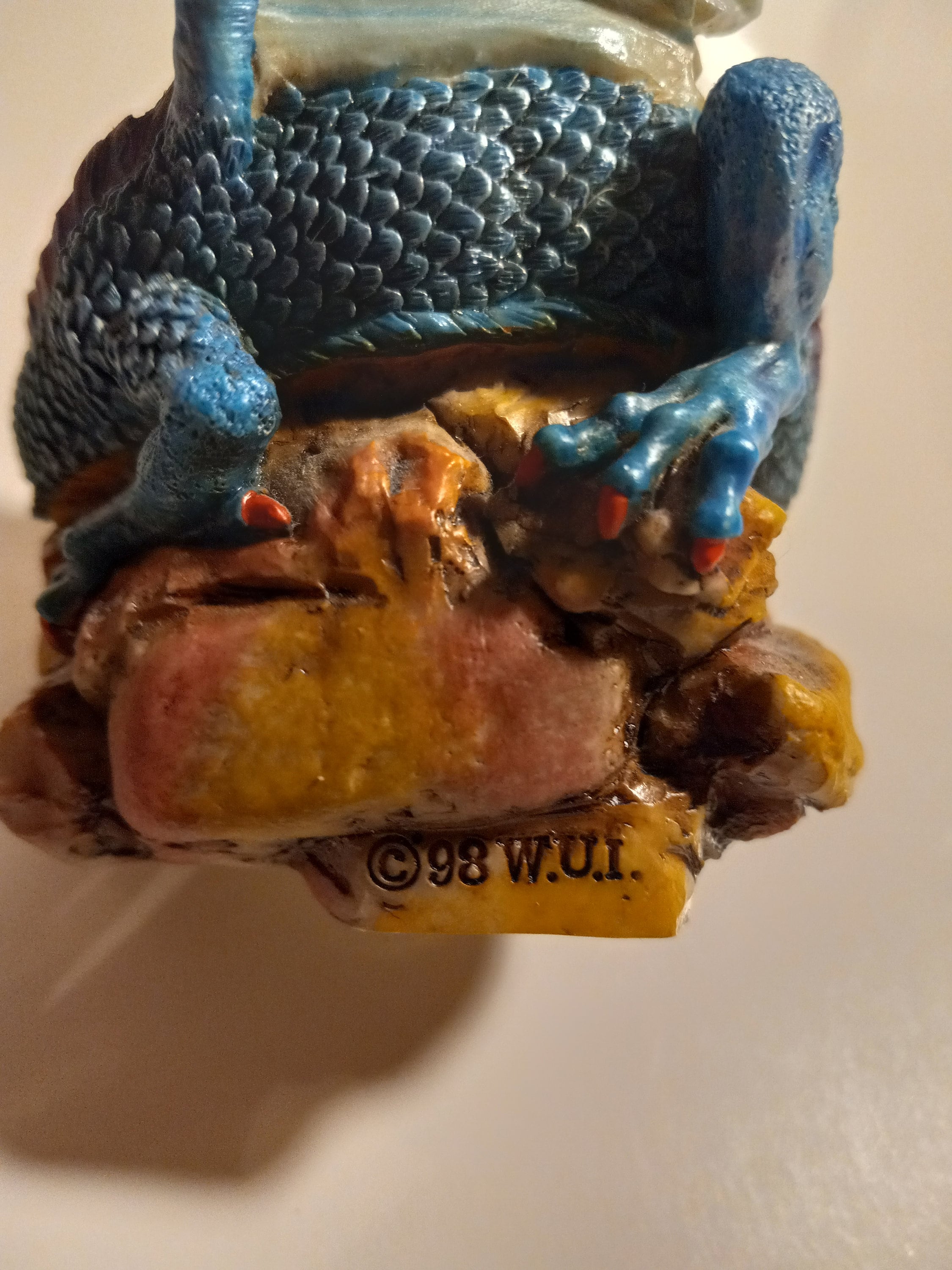 Blue Winged Dragon - Etsy