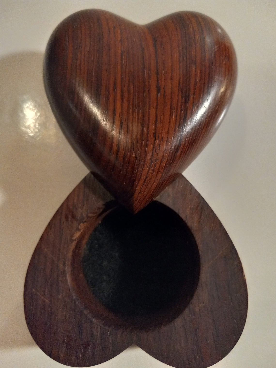 Solid Wood Heart Box - Etsy