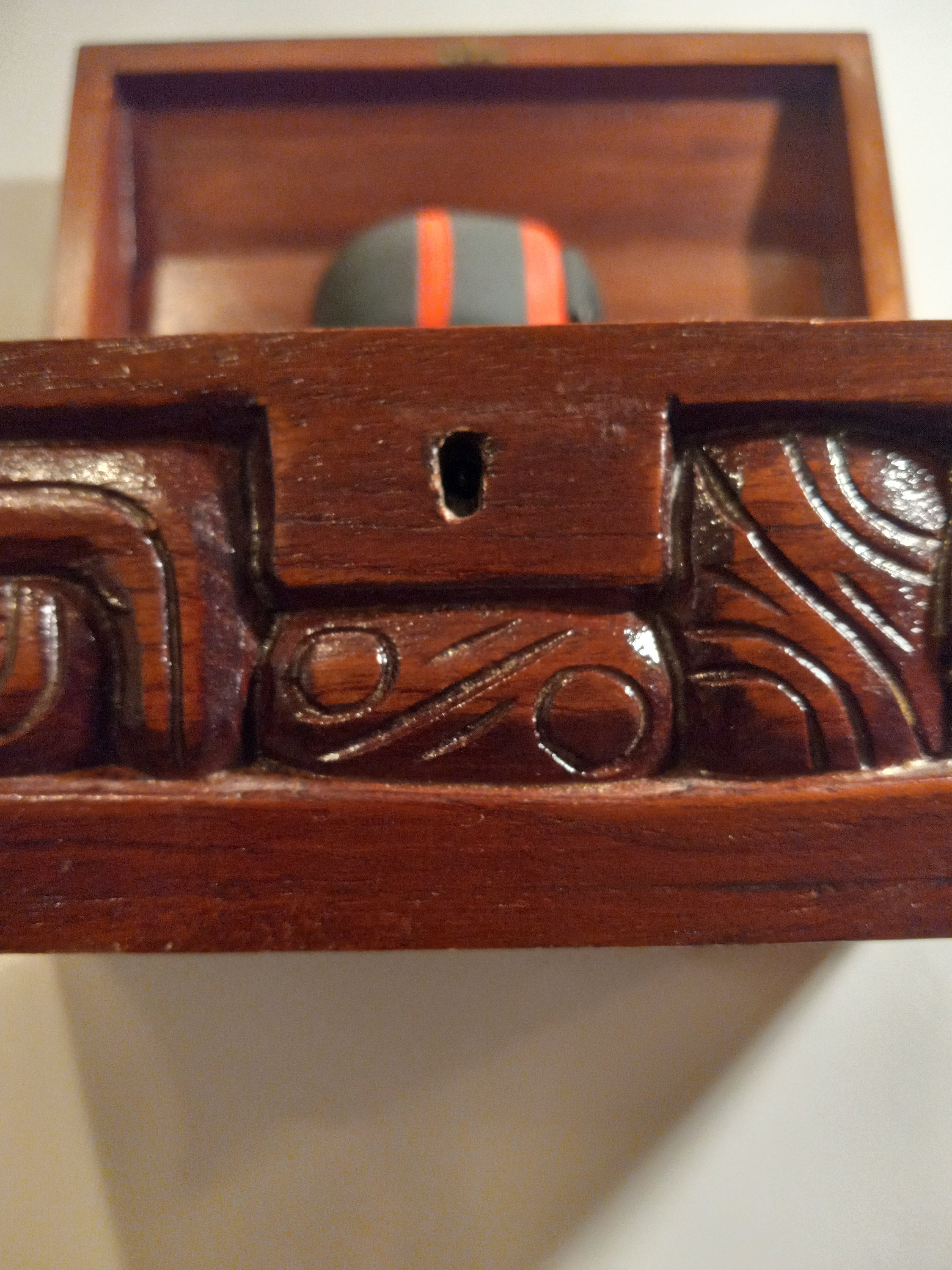 Mayan Folk Art Carved Wooden Lock Box - Etsy