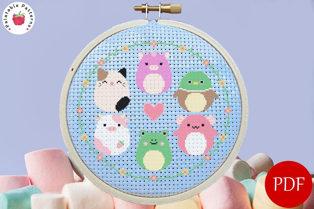Squishmallow Cross Stitch Pattern - Etsy