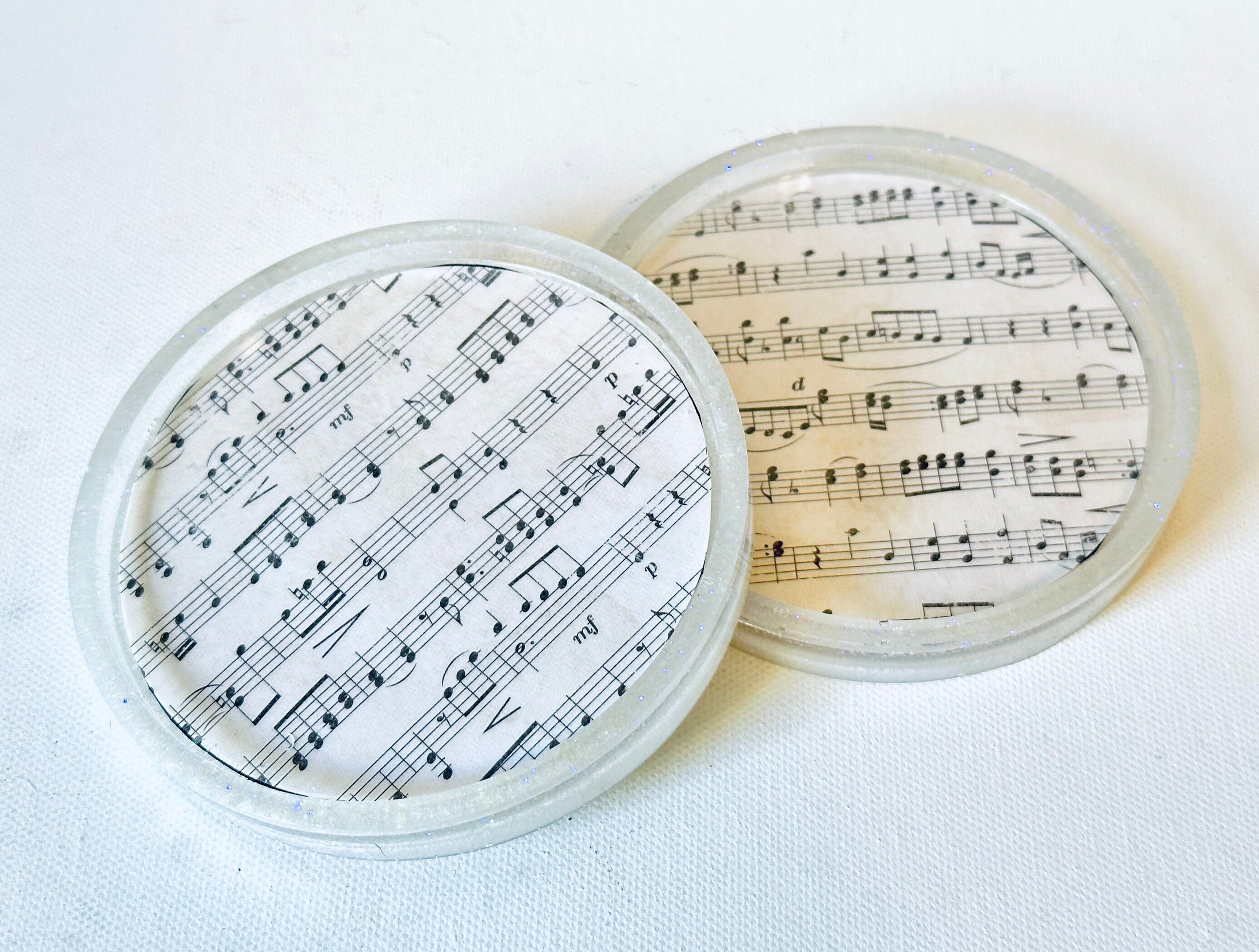 Assorted Sheet Music Traditional Classical Handmade Vanity Tray and ...