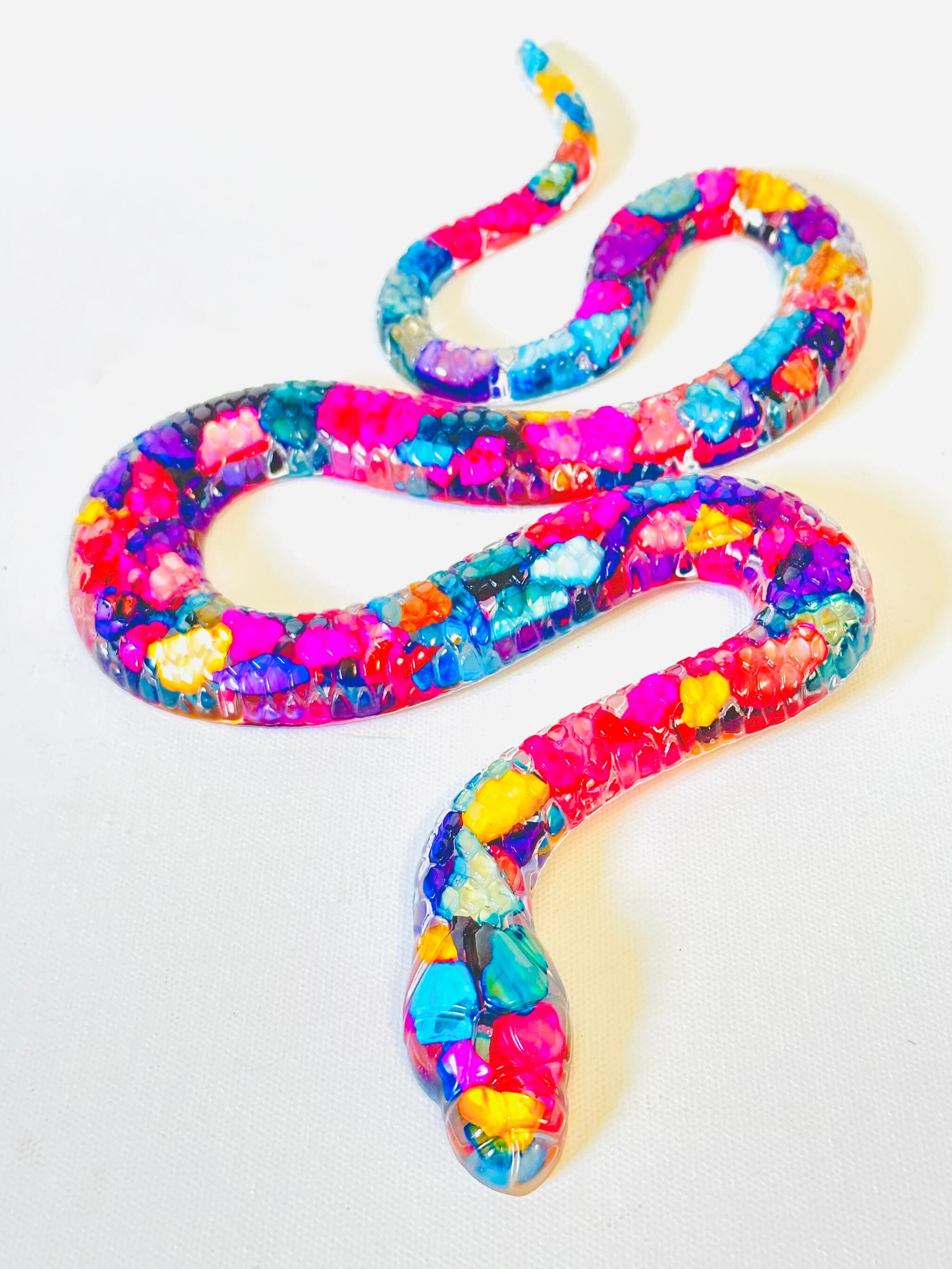 Mosaic Snake Colorful Wall Hanging or Decorative Display -handmade ...