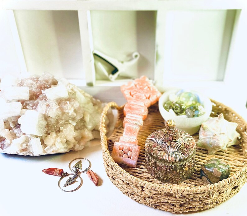 Leopard Skin Jasper Small Storage Box Handmade Crystal - Etsy