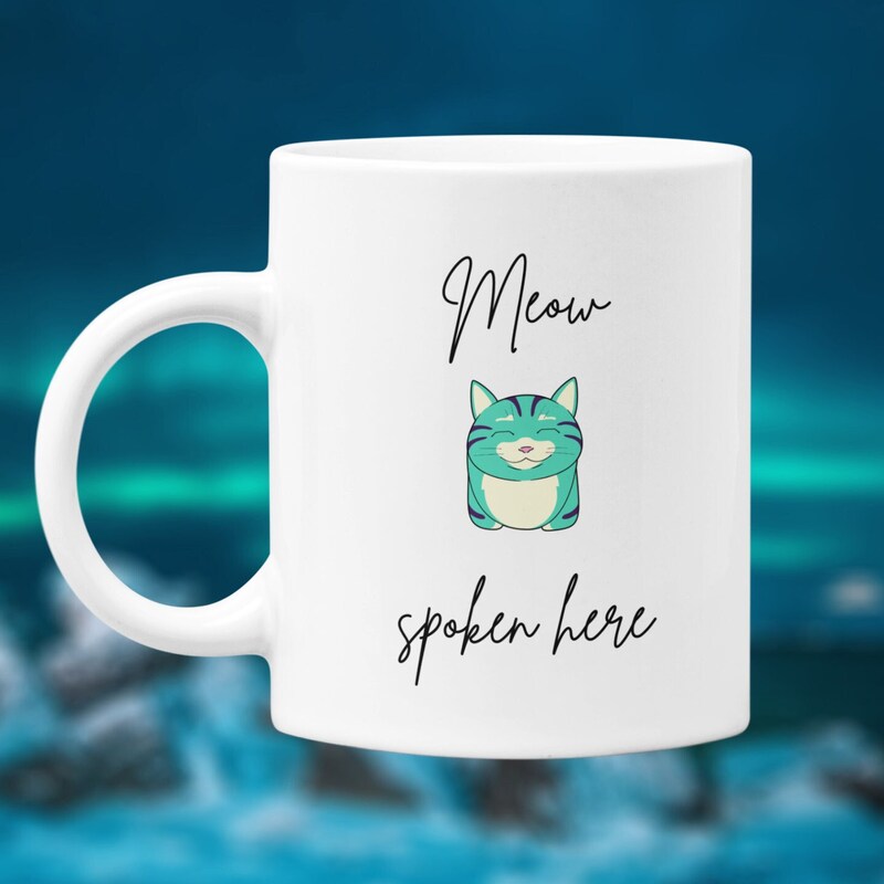 Meow Coffee Mug - Etsy