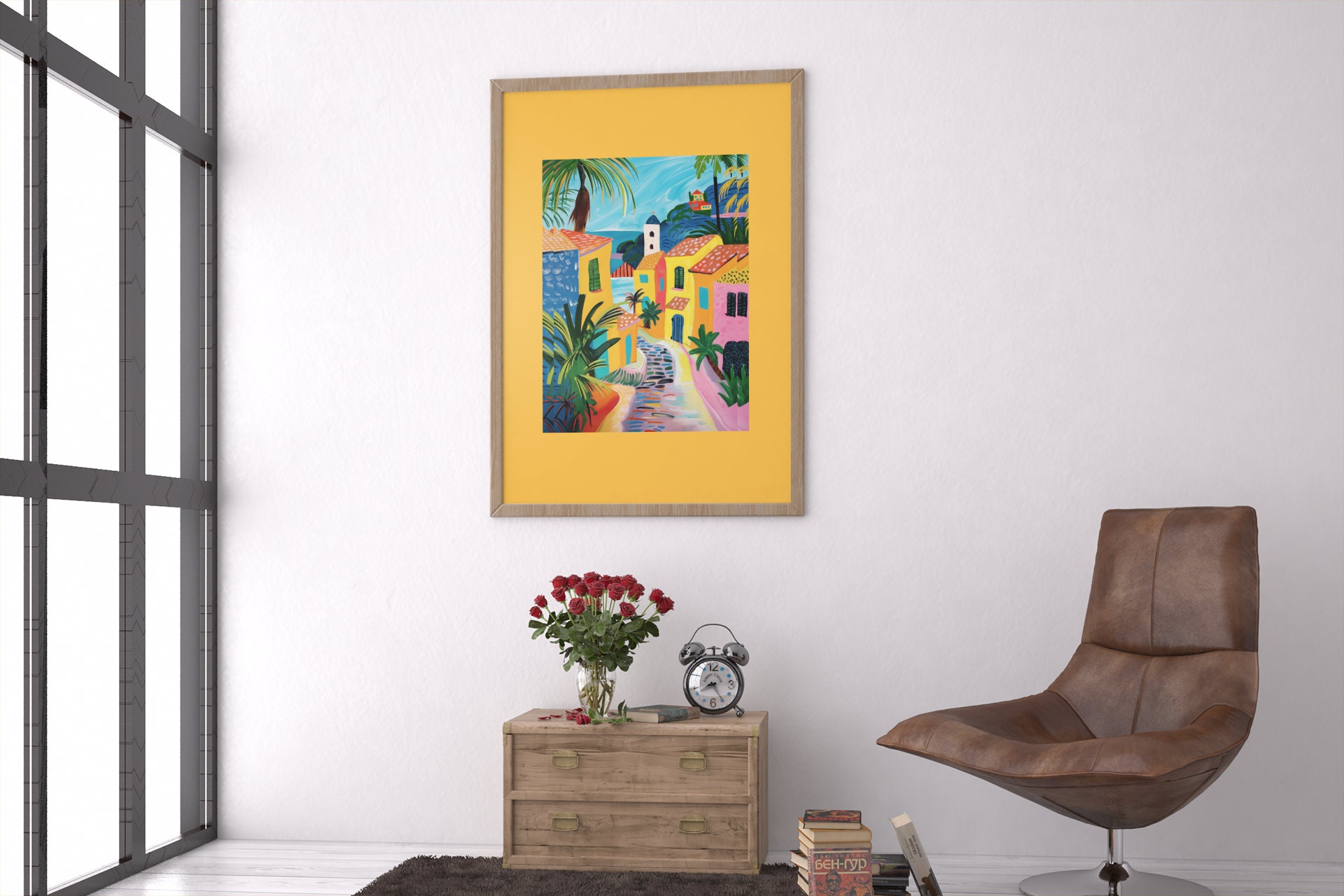 Abstract French Homes a La Matisse Art Chez Matisse Print French Whimsy ...