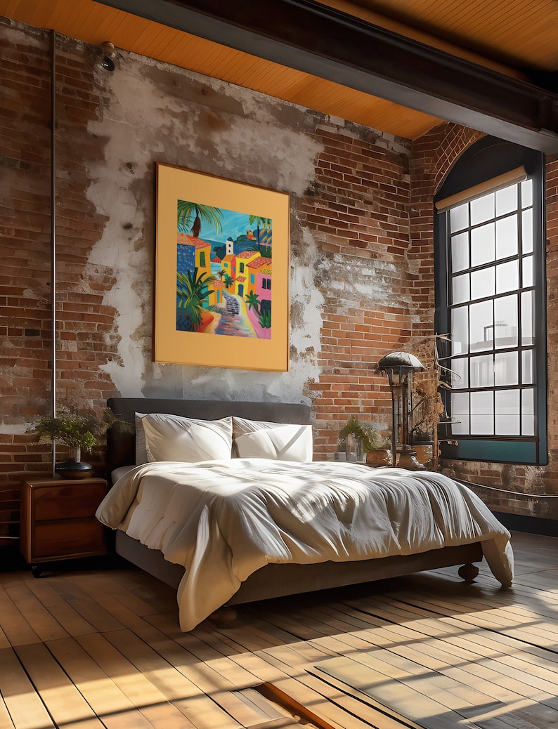 Abstract French Homes a La Matisse Art Chez Matisse Print French Whimsy ...