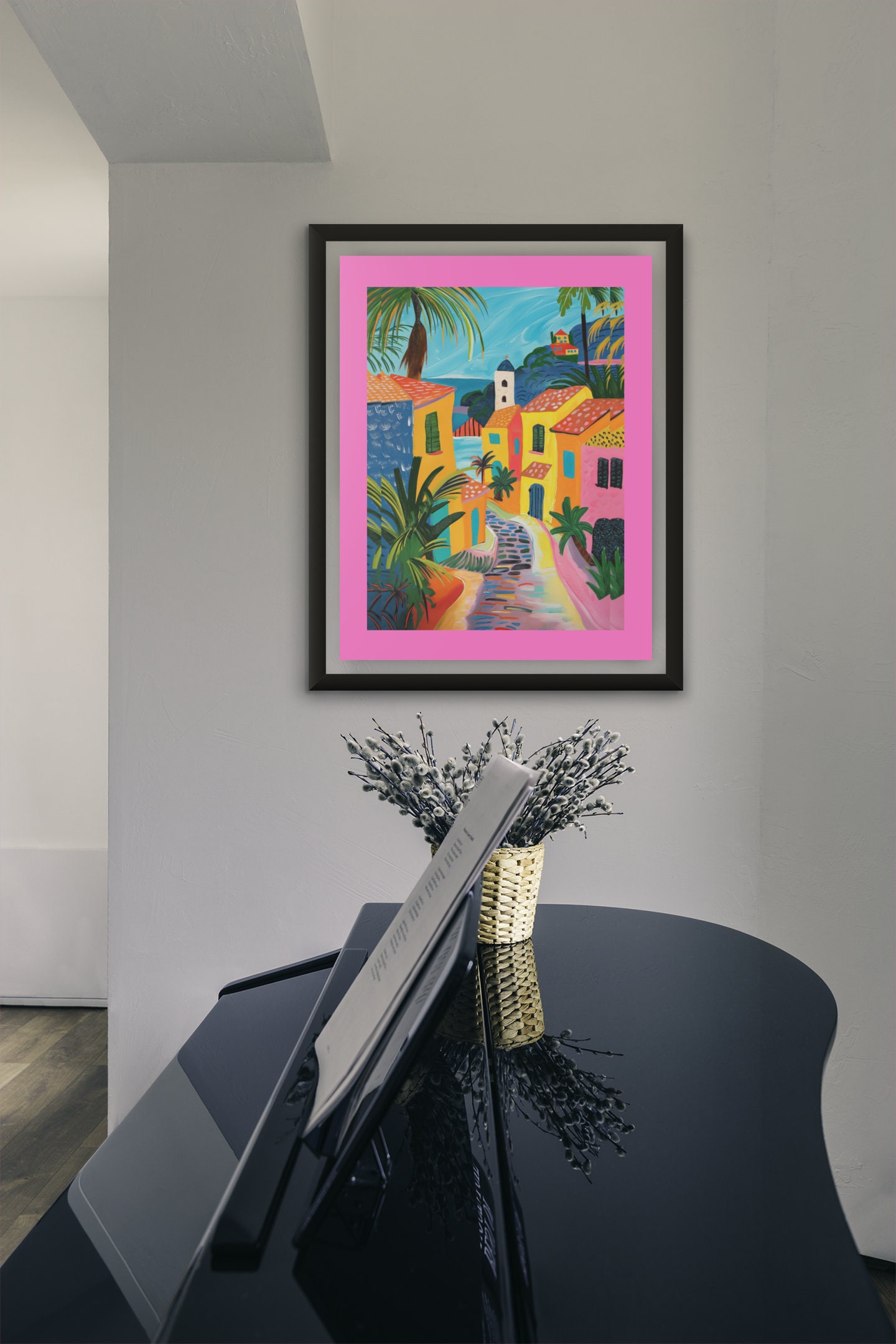 Abstract French Homes - a La Matisse Art - Chez Matisse Print - French ...
