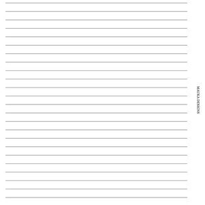 Letter Size Notes Page Printable Planner Insert Personal Size Inserts ...