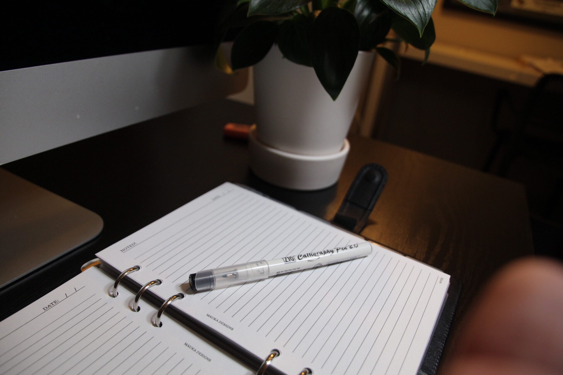 Letter Size Notes Page Printable Planner Insert Personal Size Inserts ...