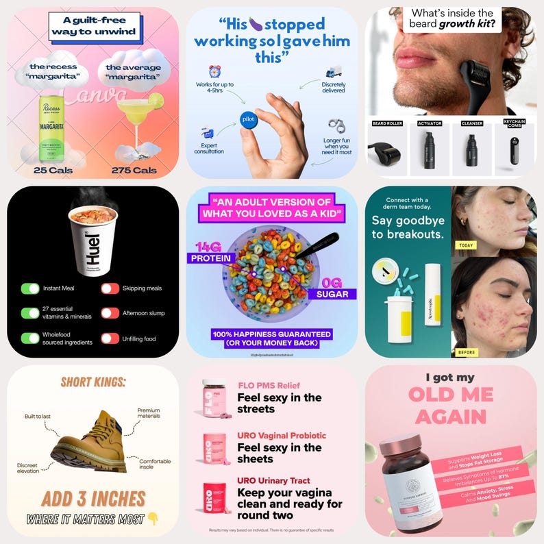 1200 Meta-optimized Canva Ad Templates High-converting, Editable Ad ...