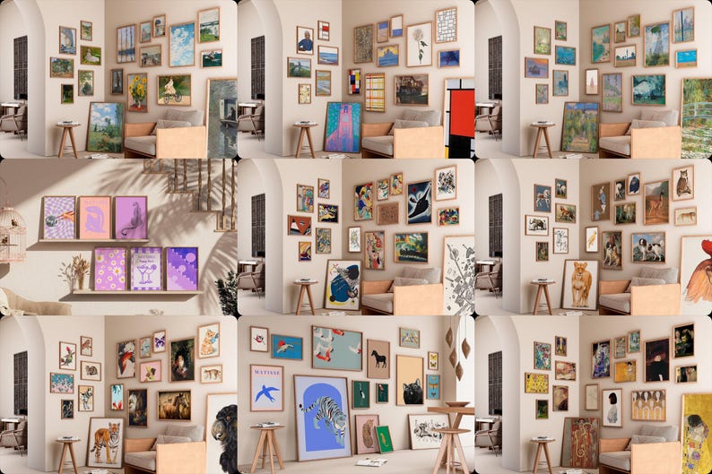 WHOLE SHOP SALE 65000+ Mega Bundle Wall Art, Gallery Wall Art ...