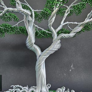 Whimsical Large Wire Tree Sculpture / Unique Handcrafted Wire Tree Art ...