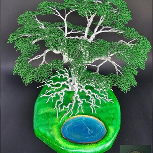 Whimsical Large Wire Tree Sculpture / Unique Handcrafted Wire Tree Art ...