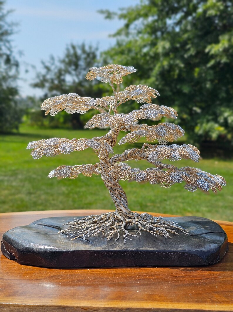 Handcrafted Wire Tree Sculpture Unique Home Decor - Etsy