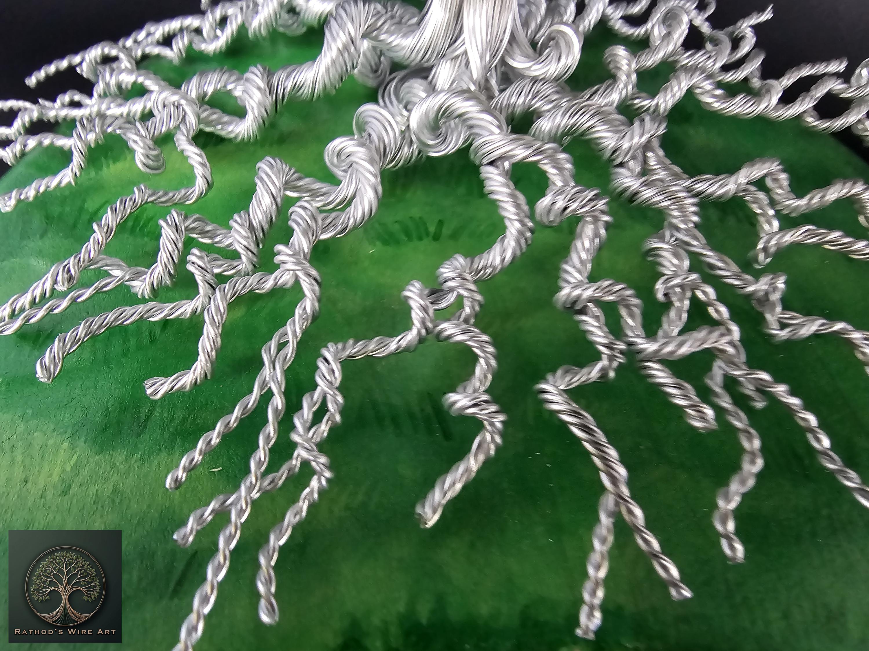 Whimsical Large Wire Tree Sculpture / Unique Handcrafted Wire Tree Art ...