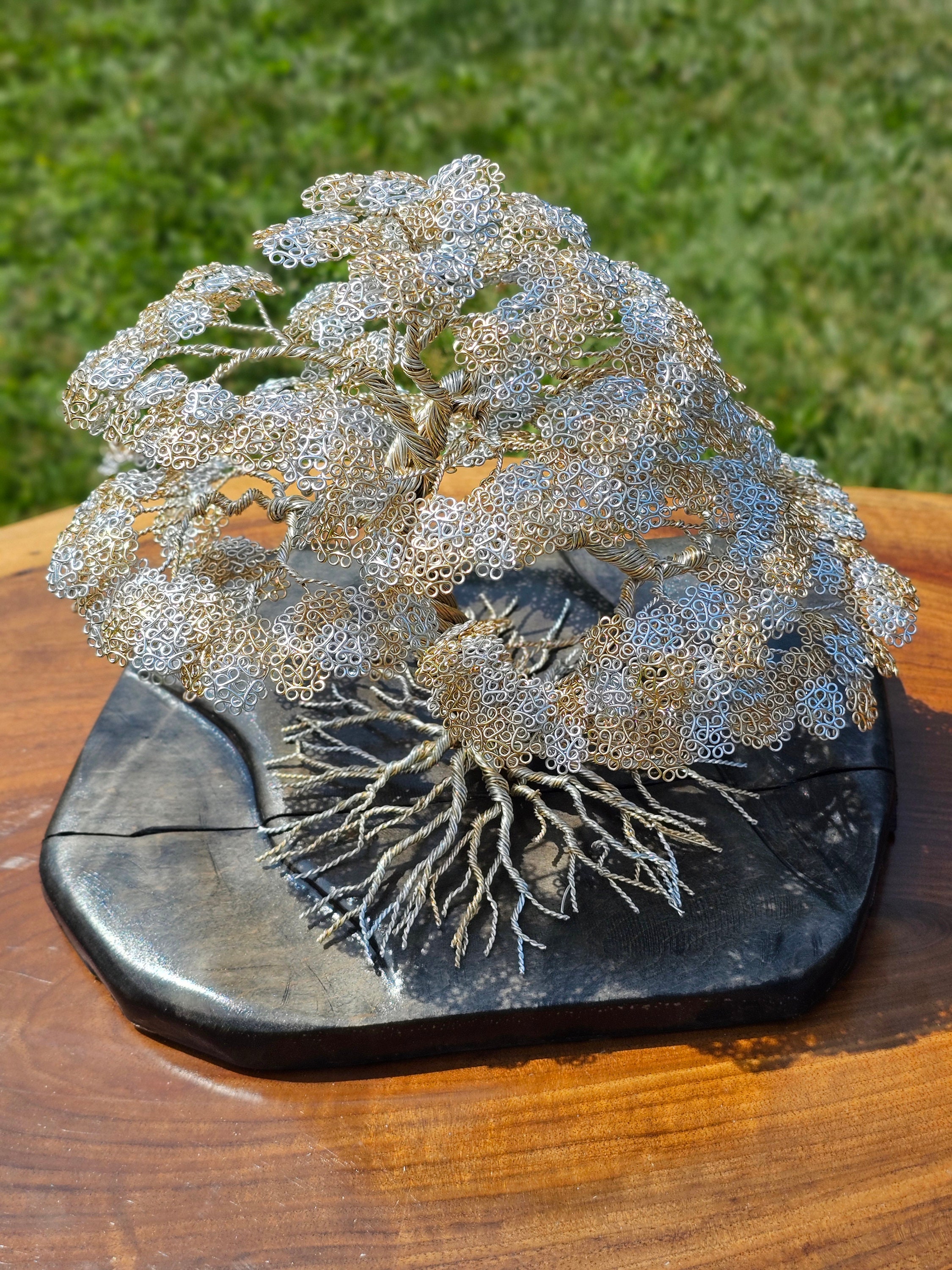 Handcrafted Wire Tree Sculpture Unique Home Decor - Etsy