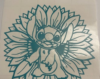 Stitch and Angel Car Window Decal - Etsy