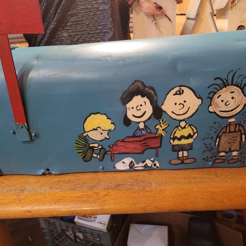 Snoopy Mailbox - Etsy