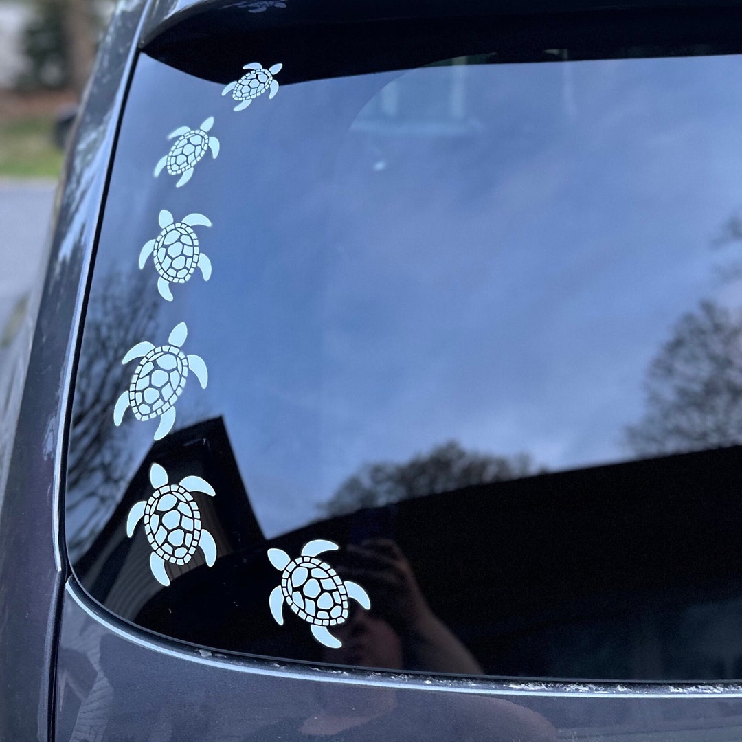 Turtle Decals Pack of 9 || Car Decal || Laptop Decal || Tumbler Decal ...