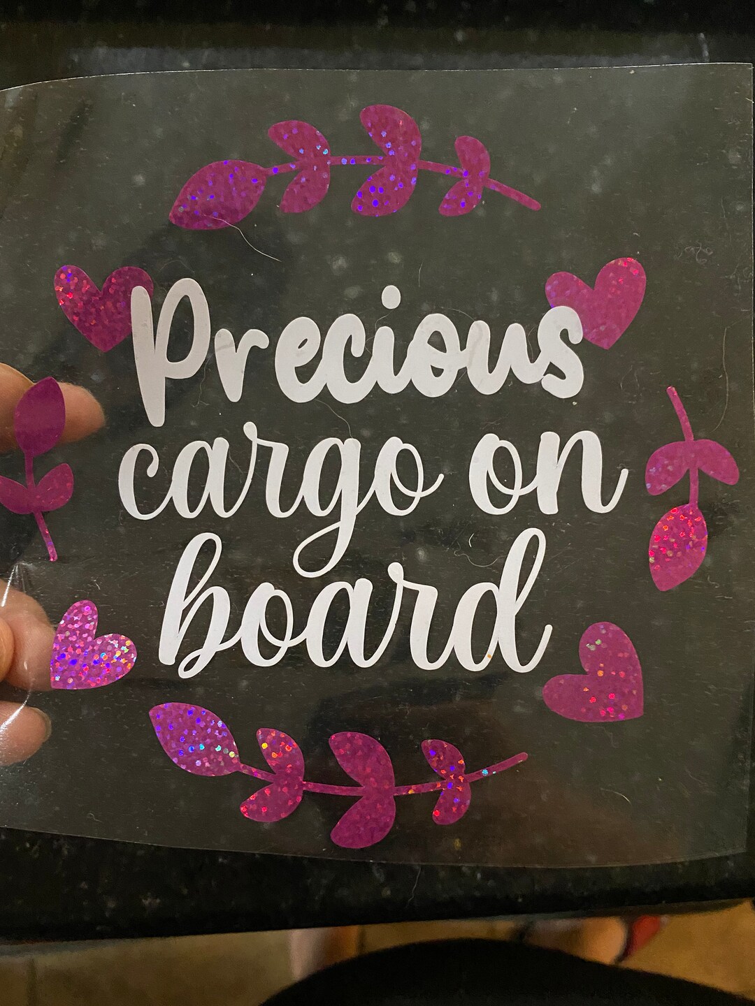 Precious Cargo on Board Decal | Car Decal | Baby on Board - Etsy