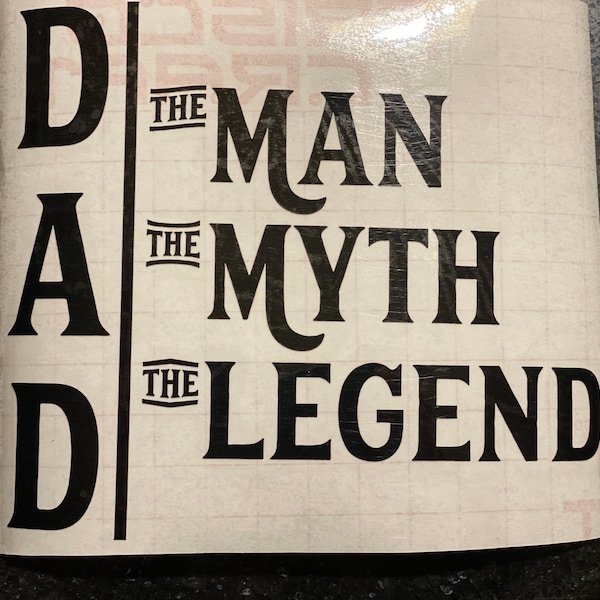 The Man the Myth the Legend Sticker - Etsy