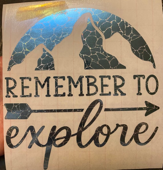 Remember to Explorer Decal Sticker Car Decal Tumbler Decal | Etsy
