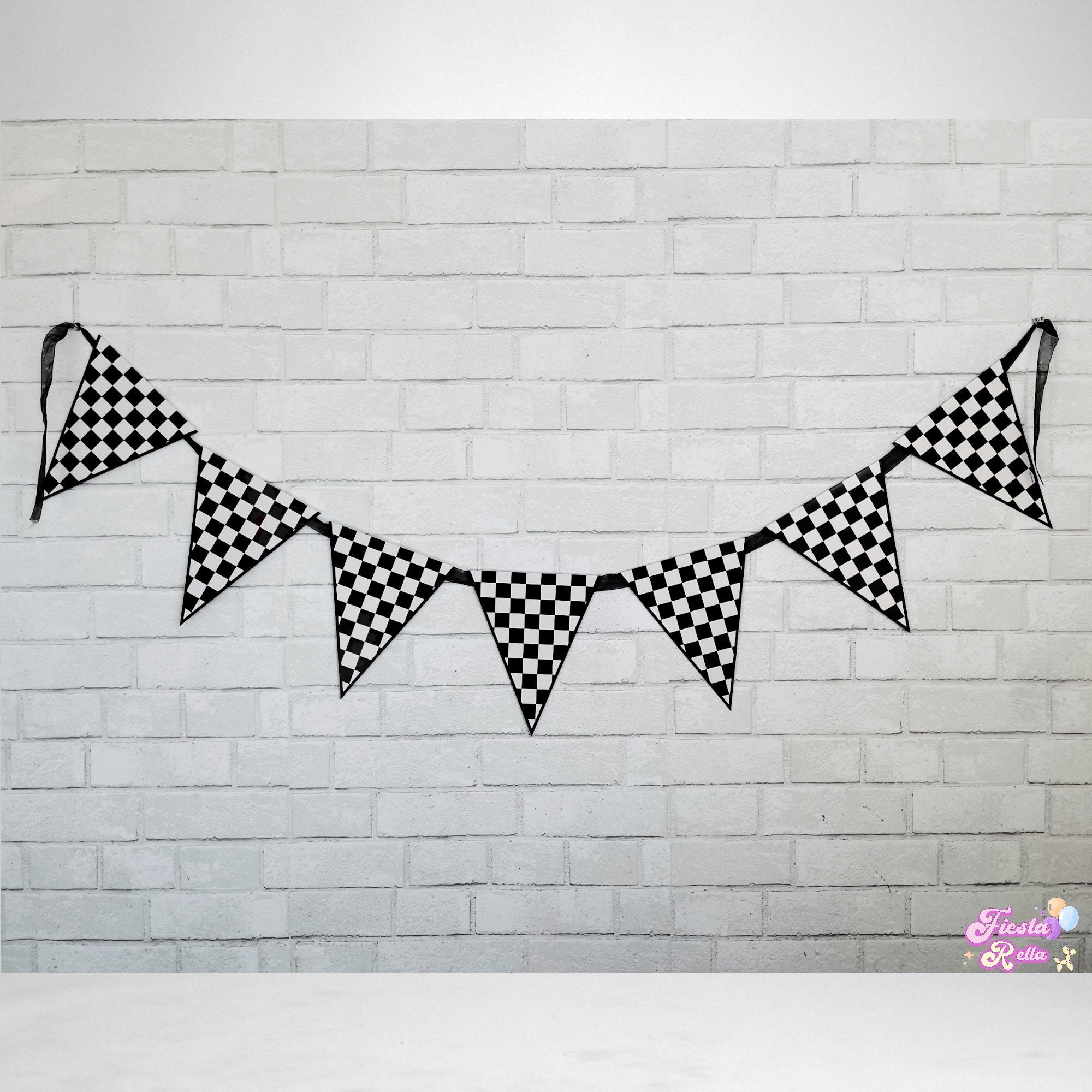 Custom Checkered Flag Banner Racing Birthday Party Car - Etsy