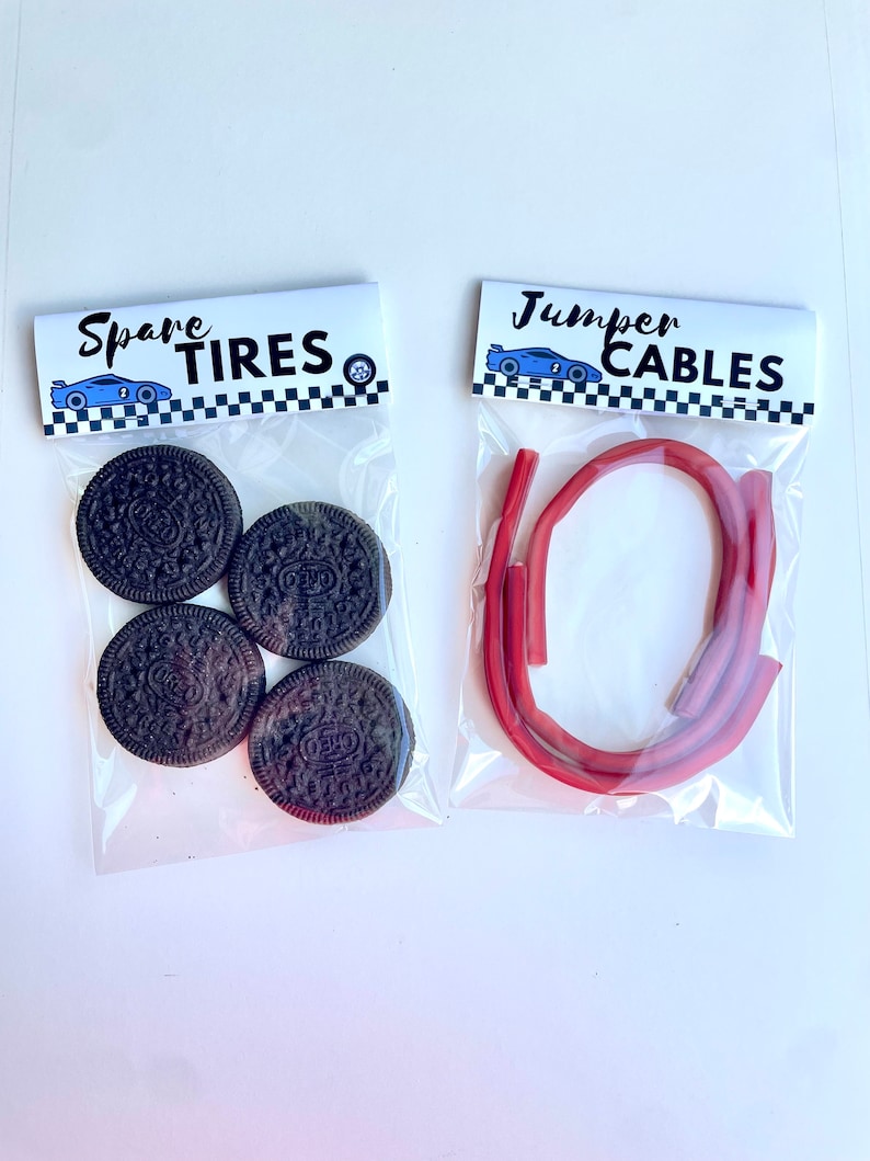 Race Car Birthday Party Favors - Fast One Birthday- Two Fast - 2 Fast ...