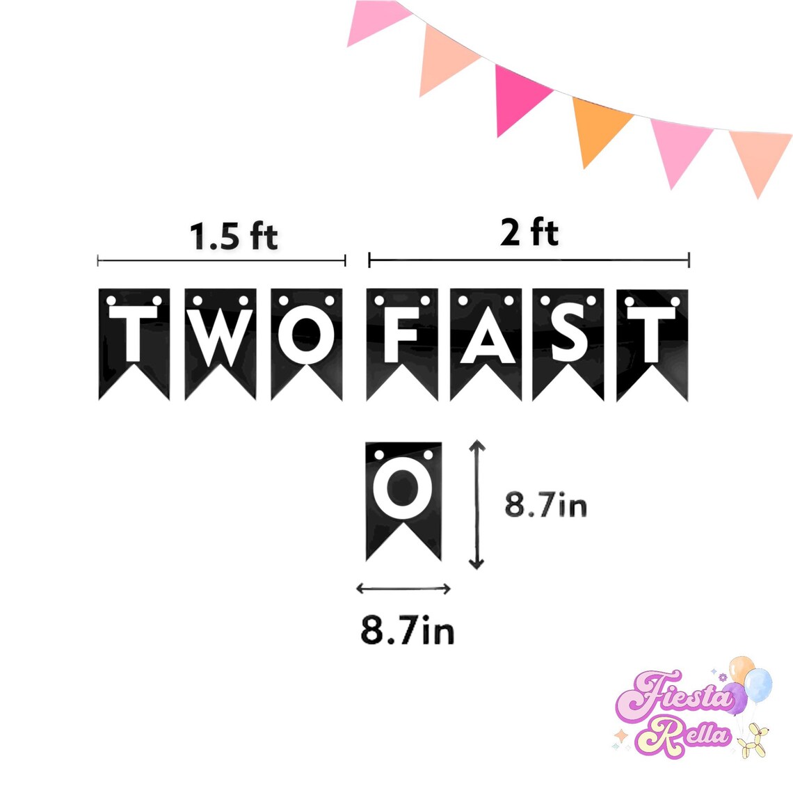 Two Fast Birthday Party Modern Rave Car Birthday Race Car - Etsy