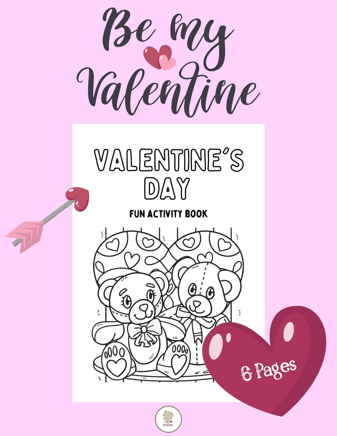 Printable Be My Valentine Coloring Pages for Kids | Valentines Day ...