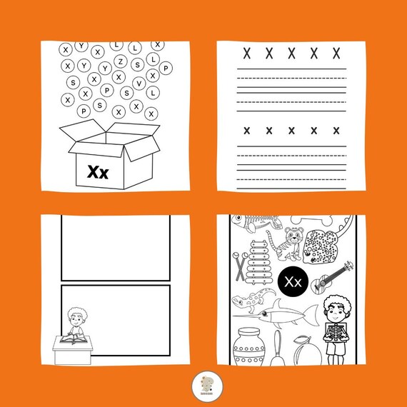 Hojas De Trabajo De La Letra Xx Hojas De Trabajo Para Trazar Las