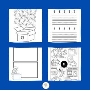 Alphabet Worksheets | Ii Letter of the Week | Learning Pages for Kids ...