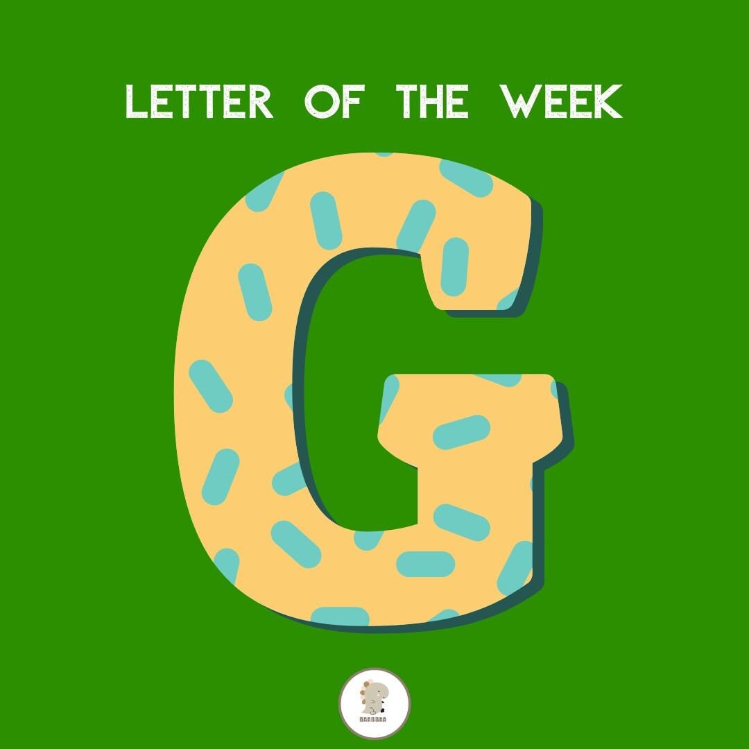 Alphabet Worksheets | Gg Letter of the Week | Learning Pages for Kids ...