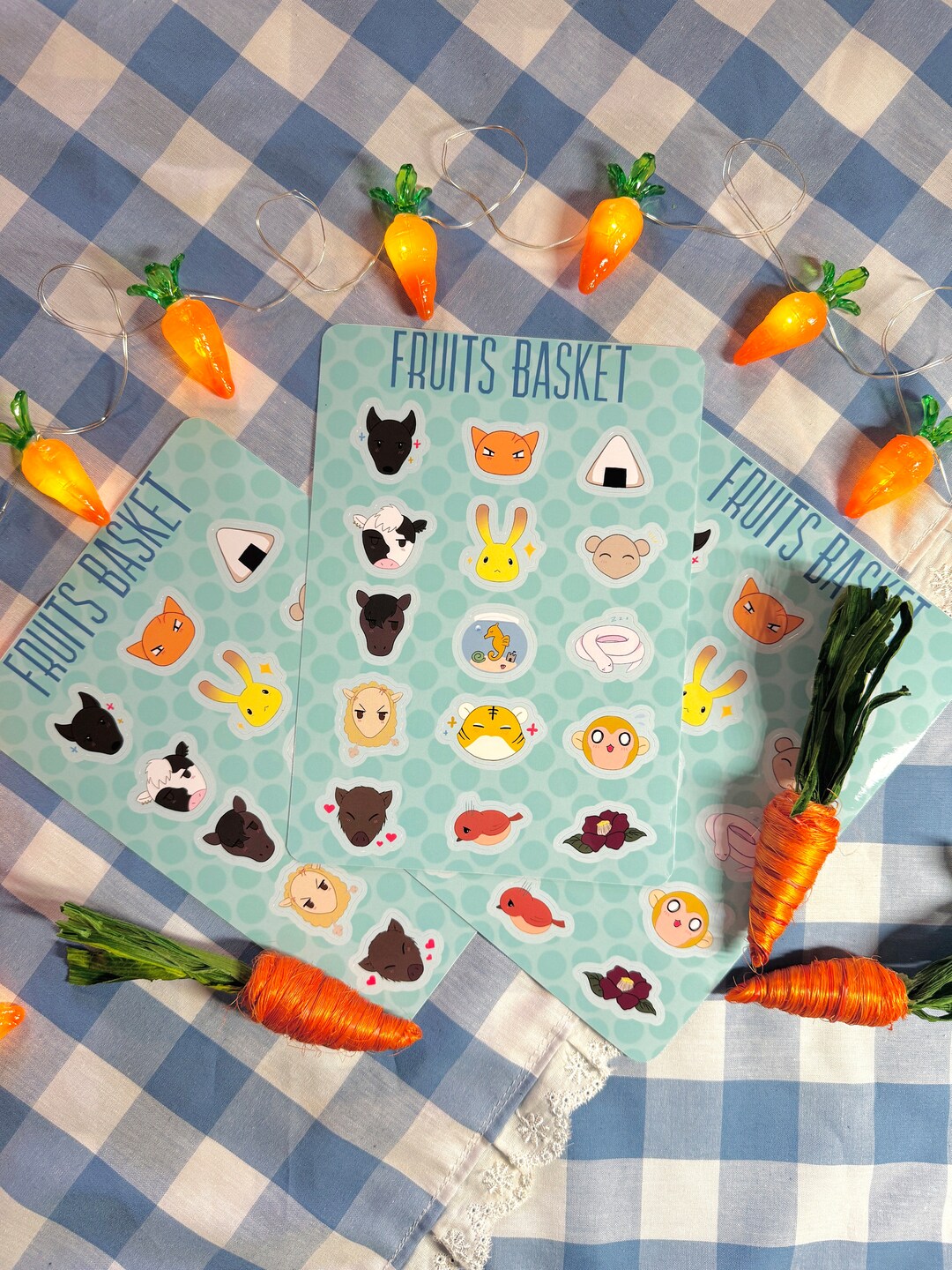Fruits Basket Sticker Sheet - Etsy