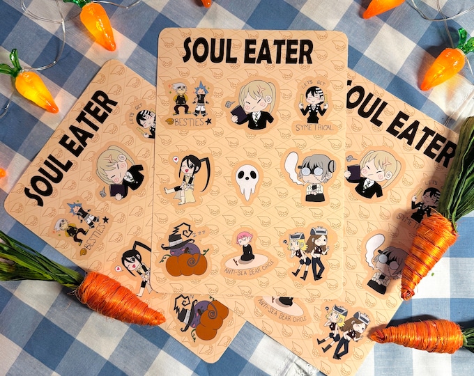 Soul Eater Sticker Sheet - Etsy