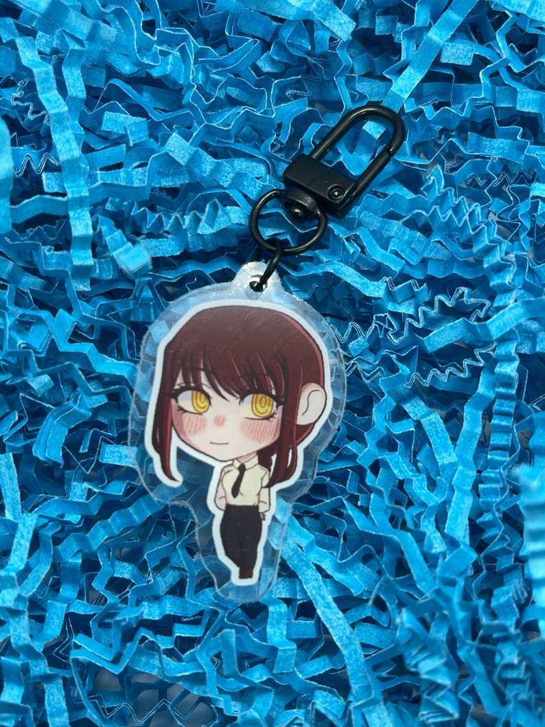 Makima Waifu Keychain - Etsy