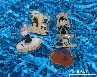 DWMA Weapon and Meister in Training Enamel Pins Soul Eater - Etsy