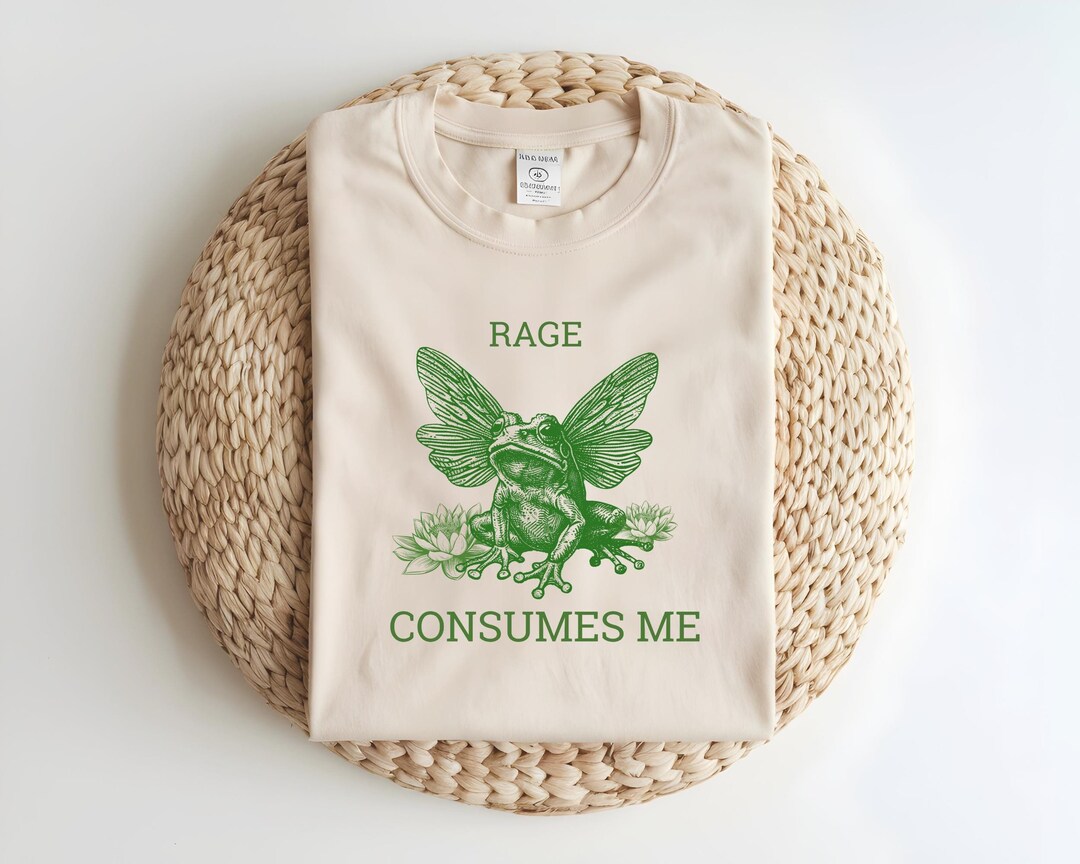Rage Consumes Me Frog Meme Shirt, Meme Frog Shirt, Funny Frog Shirt ...