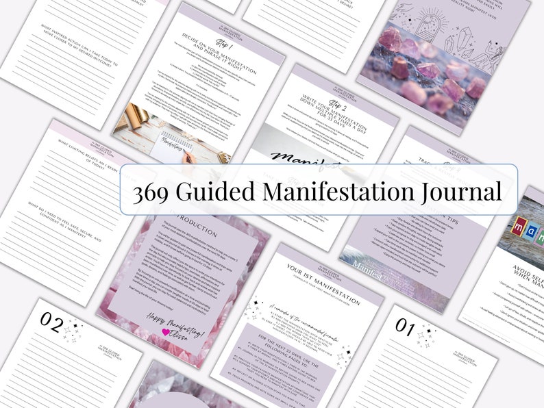 369 Manifestation Method Printable Pdf | Manifesting Journal ...