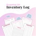Printable Essential Oil Inventory Log-instant Download-8.5x11 Inches ...