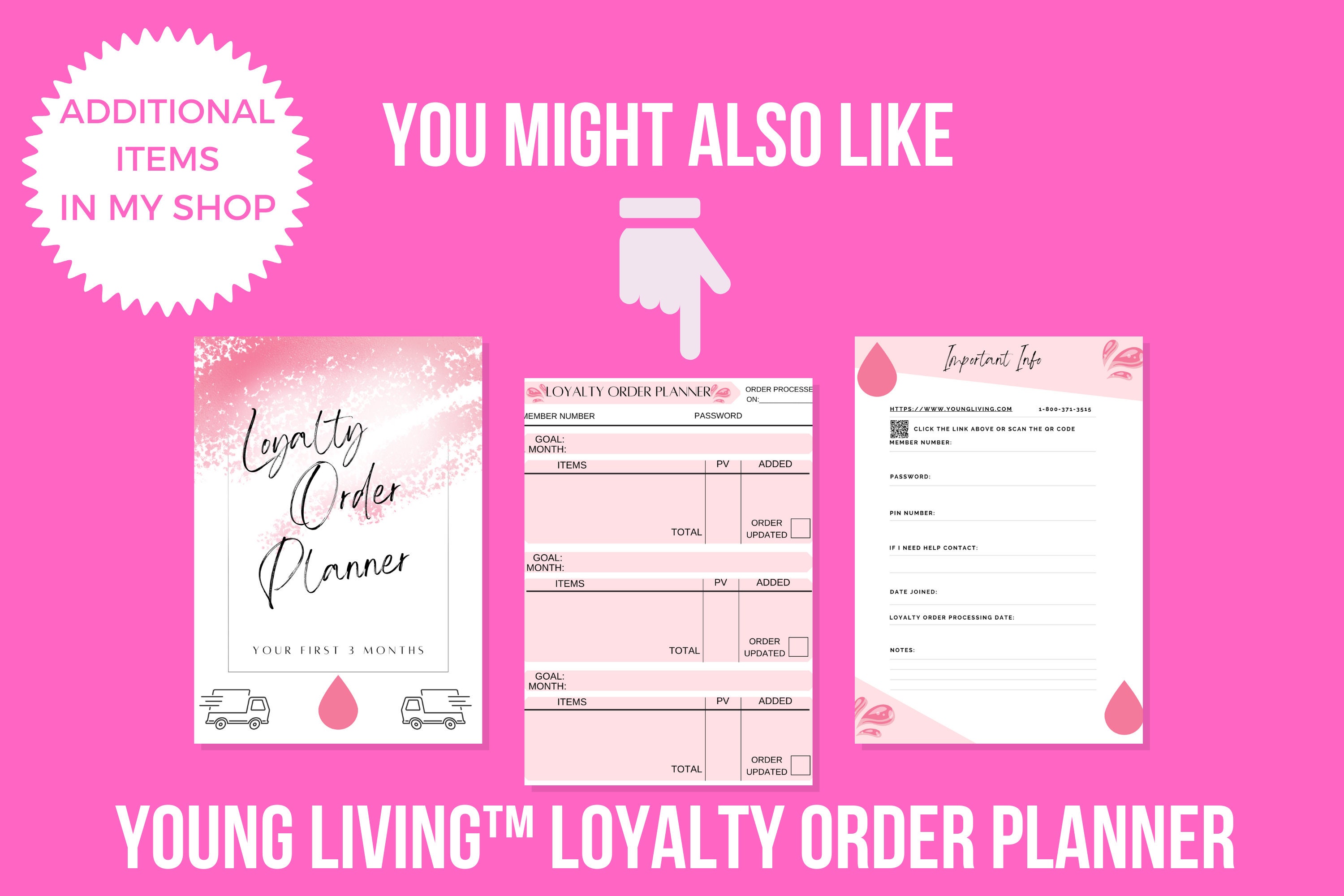 Young Living Specific Inventory Sheets-instant Download-8.5x11 Inches ...