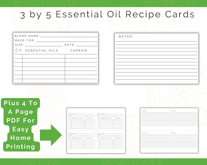 Essential Oil Blends for Mom, Essential Oil Labels, Mothers Day Gift ...