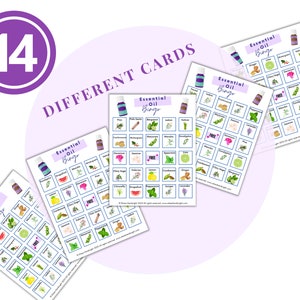 Bingo Game | Essential Oils | Printable Party Game | Digital Download ...