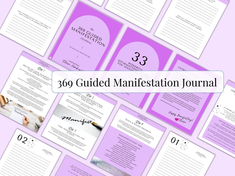 369 Manifestation Method Printable Pdf | Manifesting Journal ...