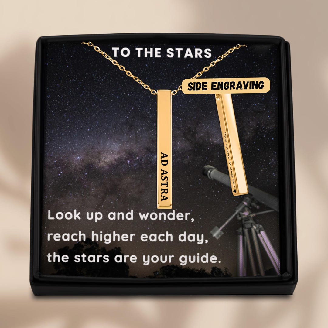 Ad Astra Necklace–to the Stars, Space Lover Jewelry, Astronomy Lover ...