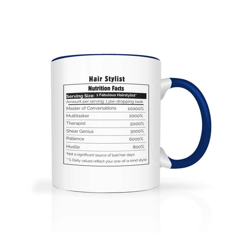 Unique Hairstylist Gift | Nutrition Facts Label for Hairdressers ...